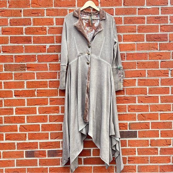 Aratta | Jackets & Coats | Aratta Silent Journey Floral Jacket Art Deco ...